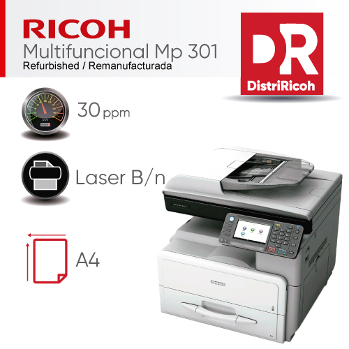 MP 301SPF B&N - distriricoh